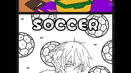 Anime Style | Color by Number | Multiply by 2- Digits | BIG Ideas Math