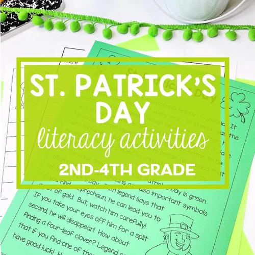 St Patricks Day Literacy Activities and Worksheets by Kirsten's Kaboodle