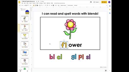 R S and L Blends Digital Basics for Special Ed | Distance Learning