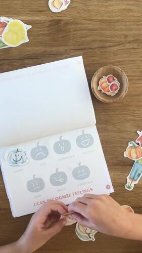 Fall Busy Book | Toddler + Pre-K Age 2 & 3 by DesignStudioTeti | TPT