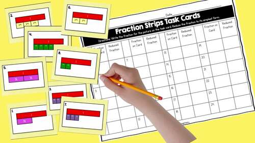 Fraction Centers - Writing, Ordering, and Comparing Fractions | TPT