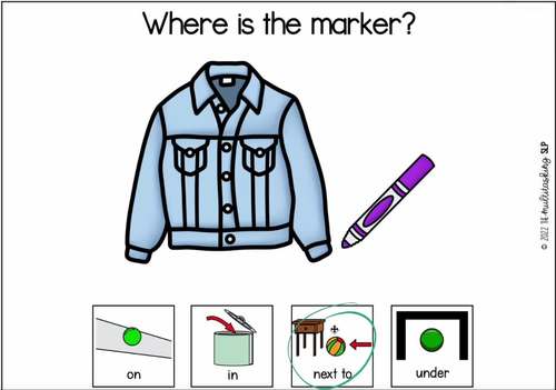 Preposition Task Cards (Field of 4 choices) | Printable & BOOM CARDS™