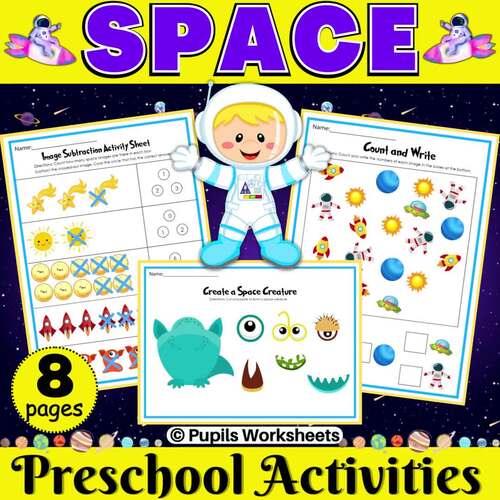 Space Preschool Activities - Preschool & Kindergarten Space Theme ...