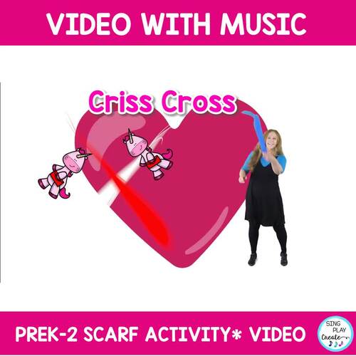 Valentine's Day Scarf Activity, Brain Break, Creative Movement Activity