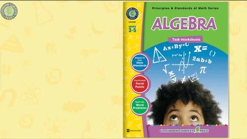 Algebra - Task Sheets Gr. 3-5 by Classroom Complete Press | TPT