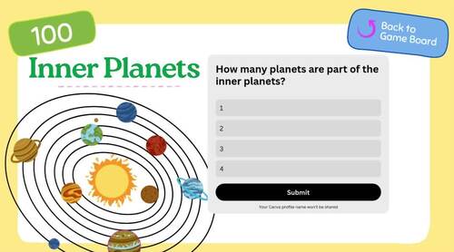 The Solar System Jeopardy Game | Planets, Asteroid Belt, Milky Way, & MORE!