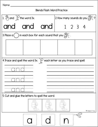 EDITABLE Orthographic Word Mapping | Short Vowel Sight Words SCIENCE OF ...