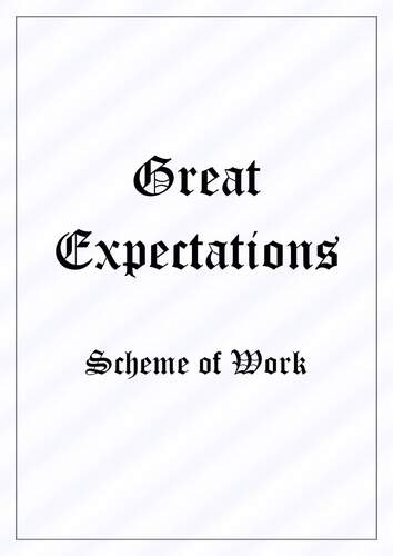 Great Expectations English Literature Worksheets by Worksheet Whisperer