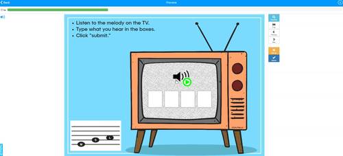 Music Solfege Activity - Mi Sol La - Melodic Dictation Game - BOOM CARDS