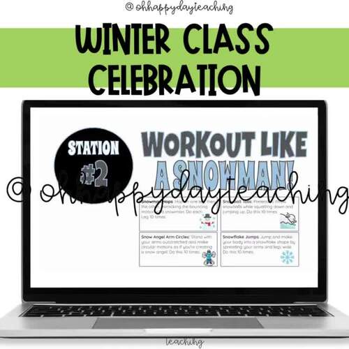 Winter Class Party Games | Winter Celebration Activities. | TPT