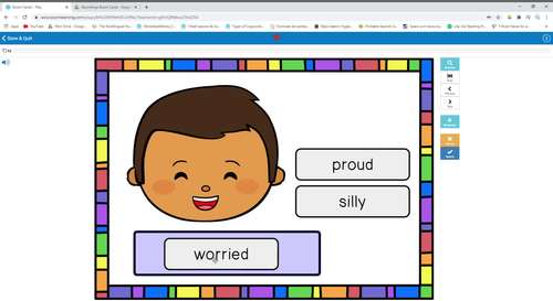 Emotion and Feelings Boom Cards for Digital Learning | TPT