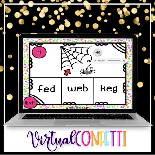 Digital CVC Word Picture Match for Google Slides ™ Bundle | TpT