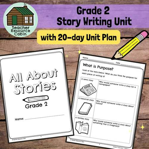 Grade 2 Story Writing Unit (Printable + Google Slides™) | TPT