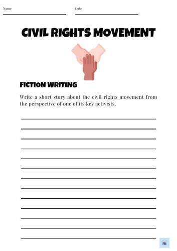 Black History Month | 10 Writing Prompts | Worksheets | Printables