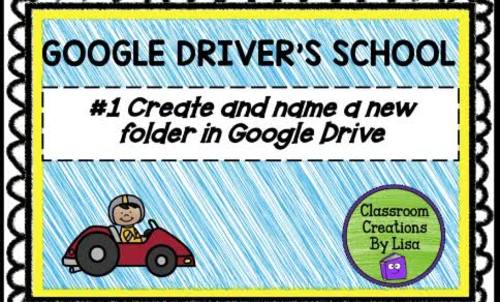 GOOGLE DRIVER'S SCHOOL - #1 Create and name a new folder in Google Drive