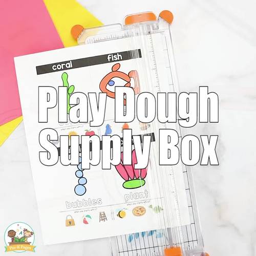 Fine Motor Skills: Play Dough Task Cards BIG Bundle | TPT
