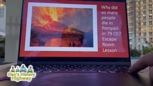 Ancient Rome Pompeii | Roman History Escape Room Lesson Grades 4–8