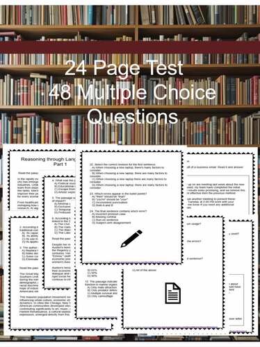 GED RLA Practice Test Bundle by Wild and Wacky Worksheets | TPT