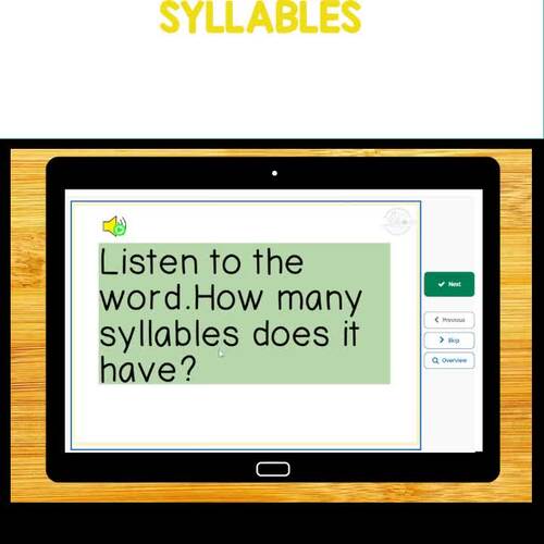 How Many Syllables Multi Syllable Words Boom Cards | Digital Resource