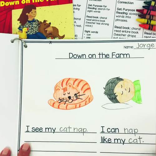 Shared Reading 5-Day Lesson Plans, Poem, & Activities: Down on the Farm