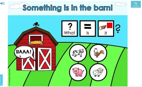 Farm Animal Boom Cards™ Activity for Speech-Language Therapy | TPT