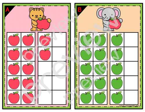 Animals With Apples Fall Double Ten Frames Math Activity 0 to 20 - Teen ...