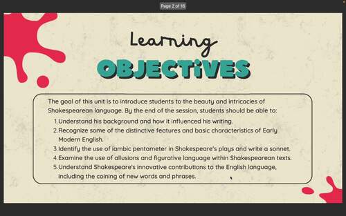 Understanding Shakespeare: His Life, Times, and Works (EFL/ESL, Lesson 1)