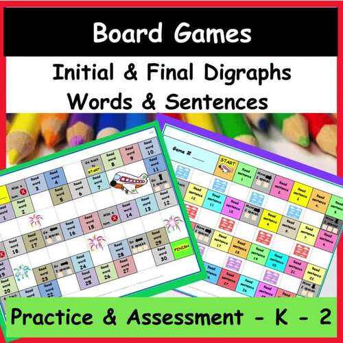 Board Games – Initial & Final Digraphs – Wds. & Sents. – Pract. & Asst ...