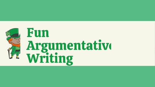 St Patrick’s Day Activity: Argumentative Writing Lucky Charms | TPT