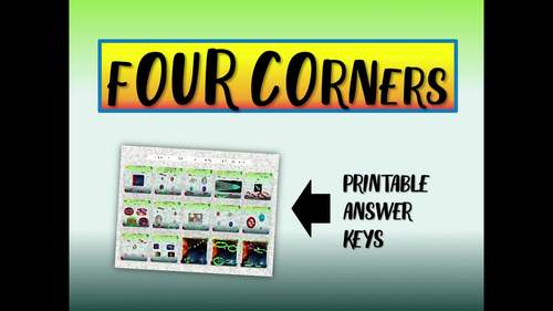 SCIENCE-THEMED FOUR CORNERS GAME - "CHEMISTRY" EDITION | TPT