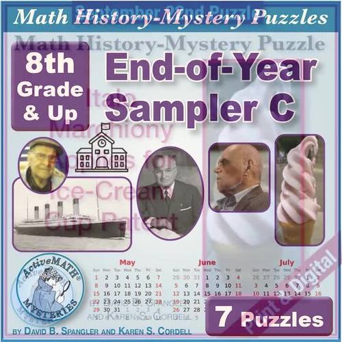 Mini Lesson Sampler C of MATH HISTORY-MYSTERY PUZZLES | Review for ...