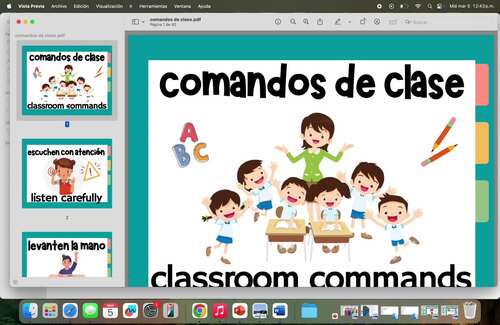 Classroom commands- FLASHCARDS- Bilingual resource (SPANISH/ENGLISH) Classroom commands- FLASHCARDS- Bilingual resource (SPANISH/ENGLISH)