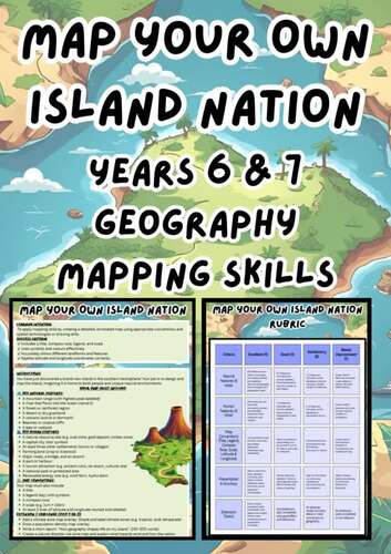 Design Your Own Island Nation – Year 7 Geography Mapping Task by ...