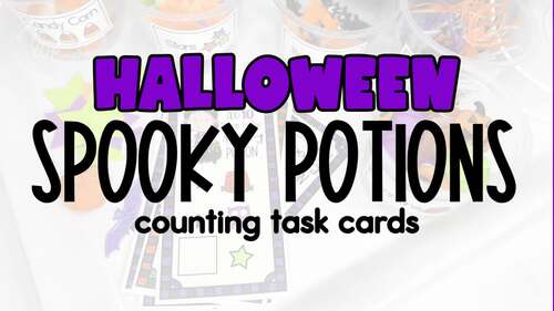 Halloween Counting Activity Preschool & Kindergarten - Halloween Math ...