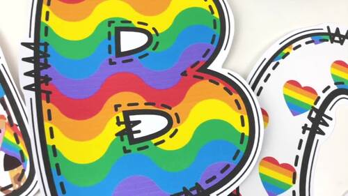 Summer Letters and Numbers Bundle - Bulletin Boards - LGBTQ+ ...
