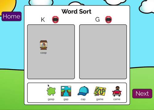 Prevocalic Voicing Minimal Pair Activities P F T K S CH Boom Cards ...