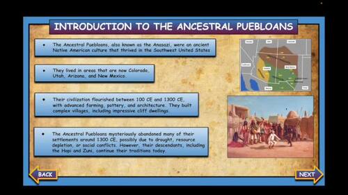 Ancestral Puebloans and Cliff Dwellings. L4 Bundle. Mesa Verde National ...