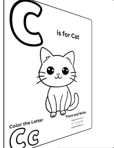 Alphabet Animals A-Z Coloring & Tracing Worksheets | Letter Recognition