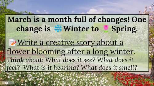 2nd Grade March Writing Prompts | Morning Work, Writing Practice