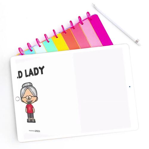 Boom Cards Book Companion "There Was an Old Lady Who Swallowed a Dragon"