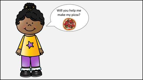 Make My Pizza | Interactive Slide Show | Early Intervention | AAC Autism