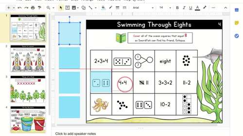 Addition & Subtraction Math Facts Fluency Games within 10 Google Slides ...