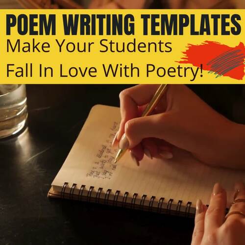Easter Poetry Writing Activity - Middle School Poems Warm Ups Poem ...