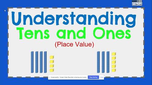 Place Value- Understanding Tens and Ones- PowerPoint Presentation