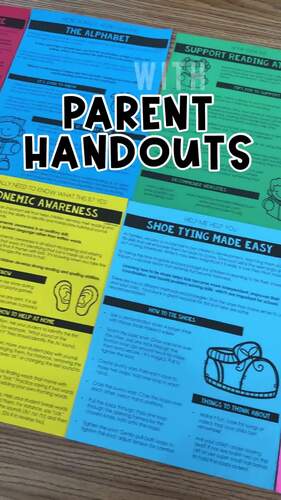 Parent Handouts, Parent Teacher Conferences Handouts for Preschool ...