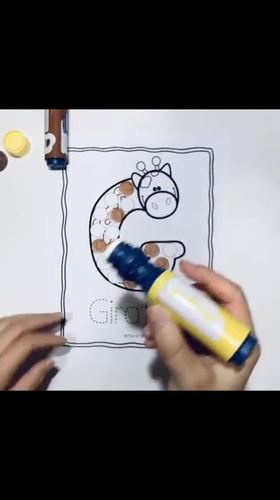 Animal Alphabet Fine Motor Dab and Dot Manipulative Mats Occupational ...