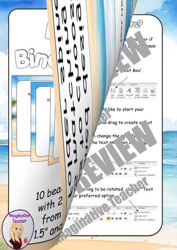 Editable Binder Covers - Beach Themed by Imaginative Teacher | TPT