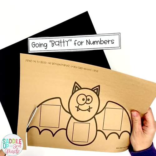 Halloween Math Craft w Comparing Numbers & Addition & Subtraction w ...