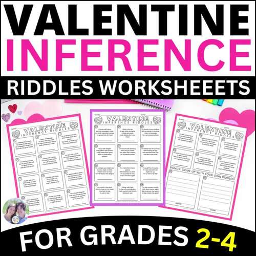 Valentine's Day Inference Riddles Worksheet Packet - Valentine Making ...