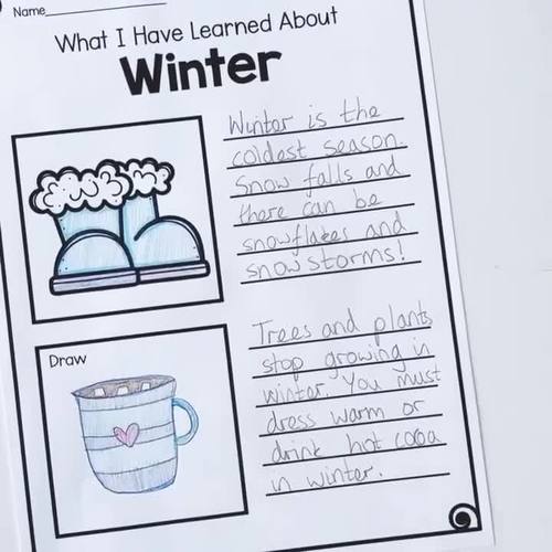 Second Grade Informational Writing Prompts and Worksheets - Non Fiction ...